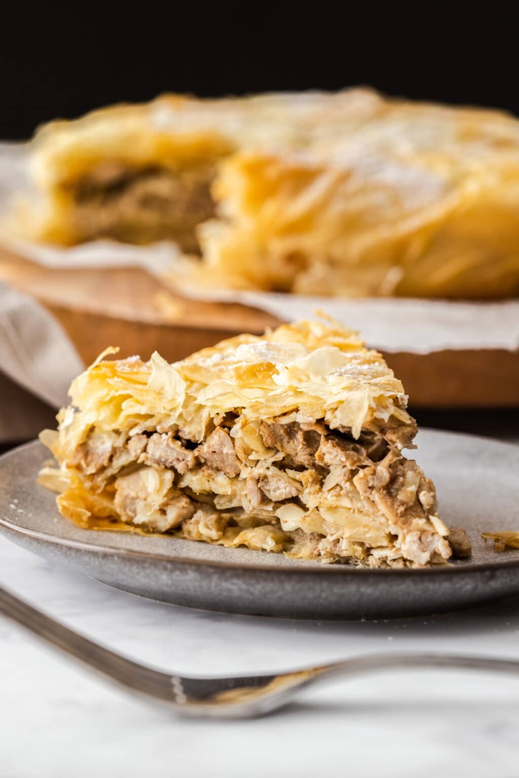 Pastilla (Moroccan Chicken Pie) - Chocolates & Chai