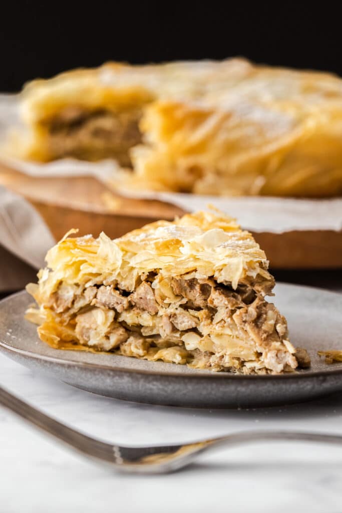 Pastilla (Moroccan Chicken Pie) - Chocolates & Chai