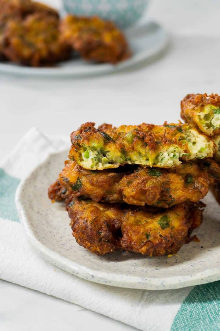 Mücver (Turkish Zucchini Fritters) - Chocolates & Chai