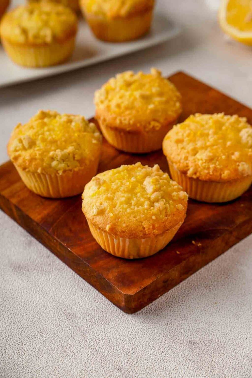 Bakery-Style Lemon Drizzle Muffins - Chocolates & Chai