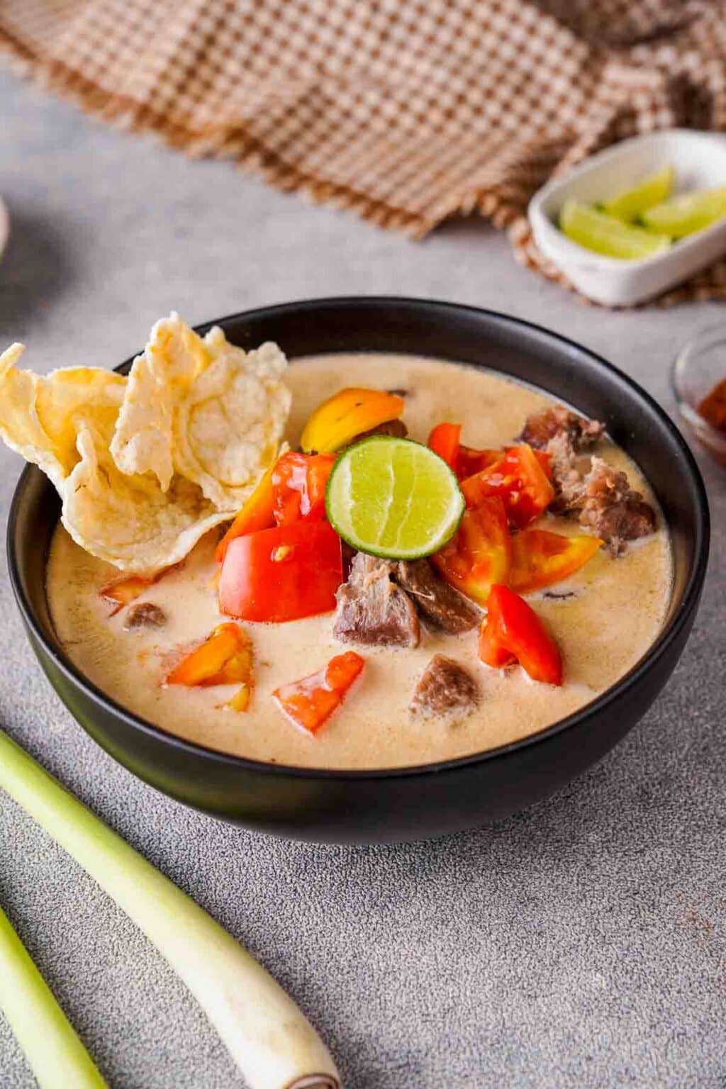 Soto Betawi (Jakarta Beef Soup) - Chocolates & Chai