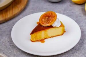 Lemon Basque Cheesecake - Chocolates & Chai