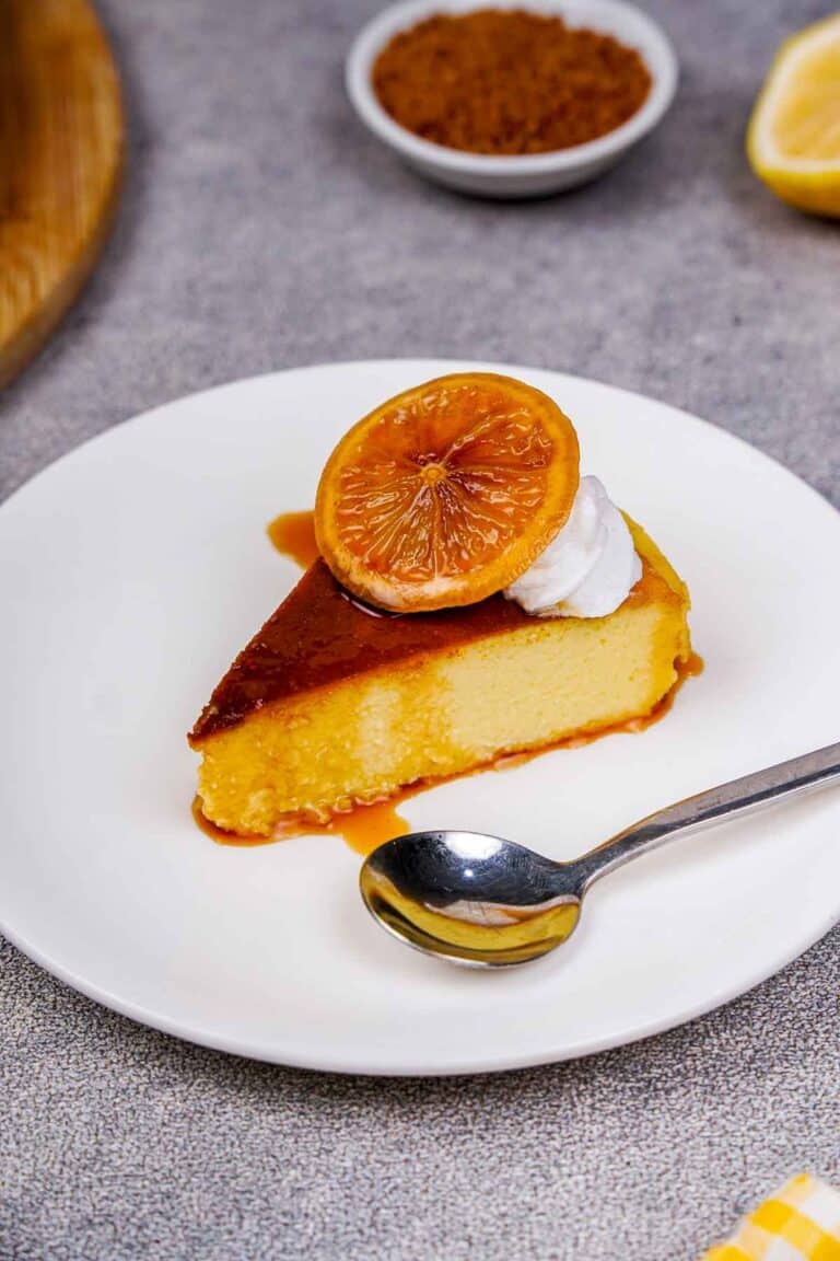 Lemon Basque Cheesecake - Chocolates & Chai