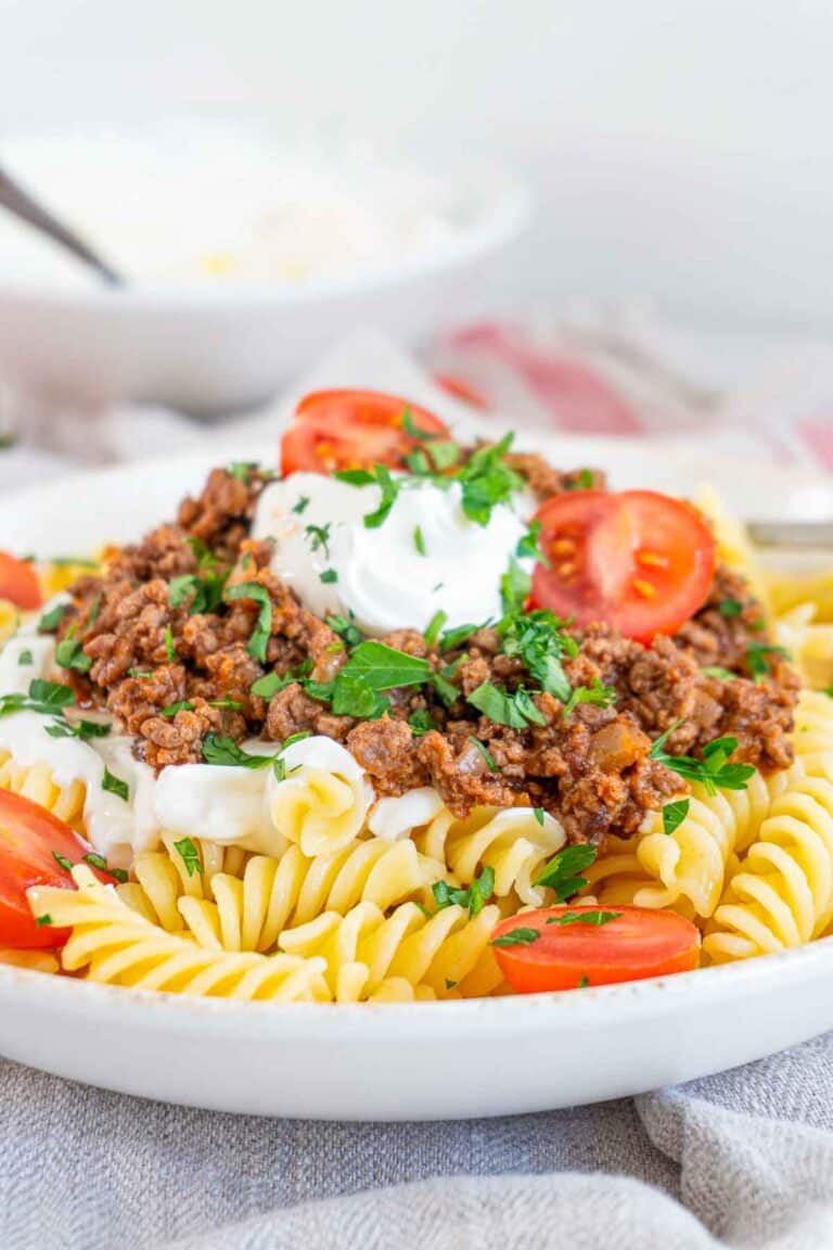 Turkish Pasta (kıymalı makarna) - Chocolates & Chai