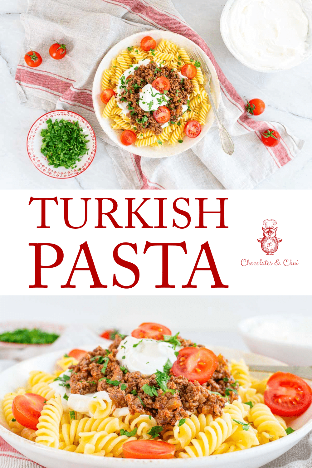 Turkish Pasta (kıymalı makarna) - Chocolates & Chai
