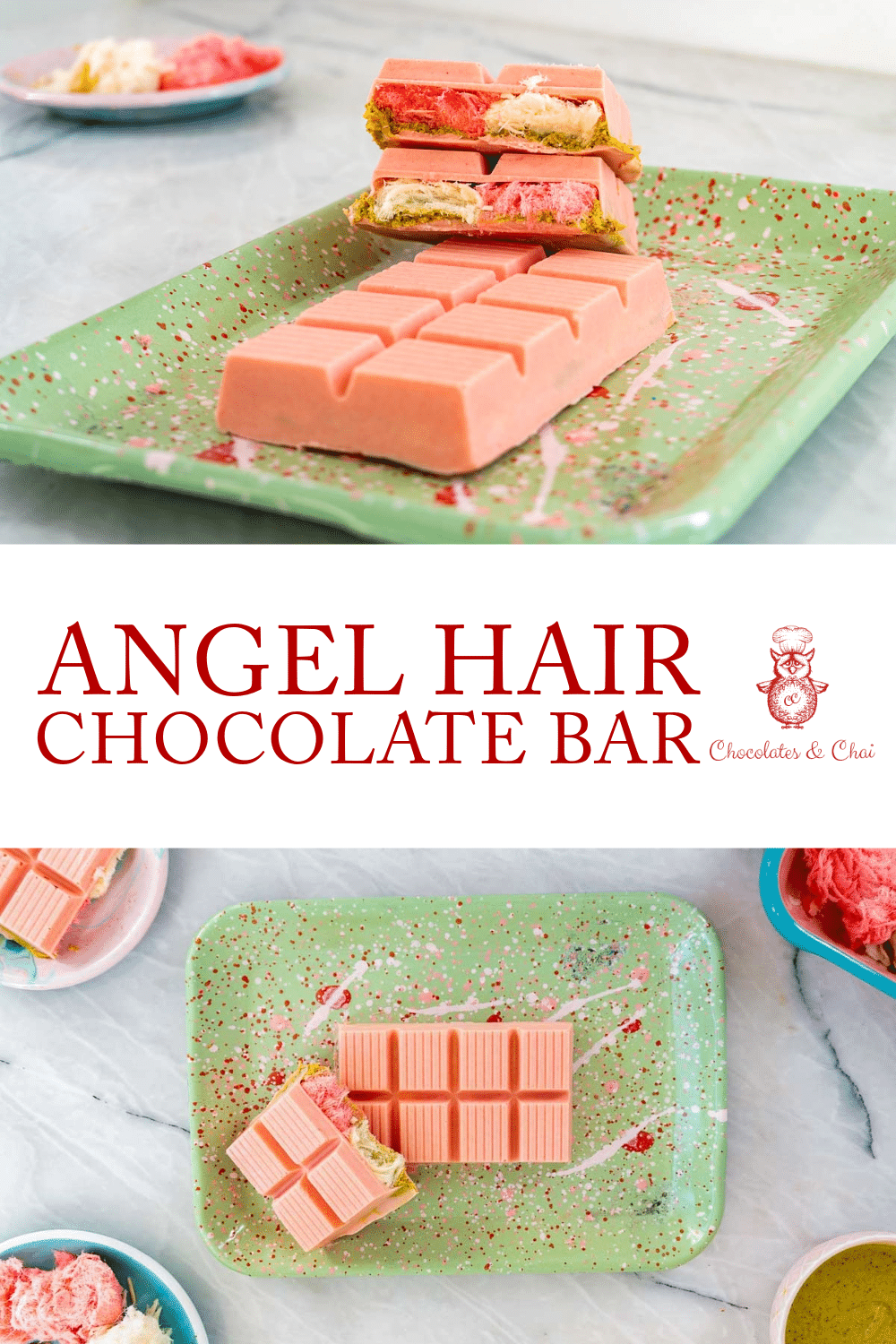 Angel Hair Chocolate Bar - Chocolates & Chai