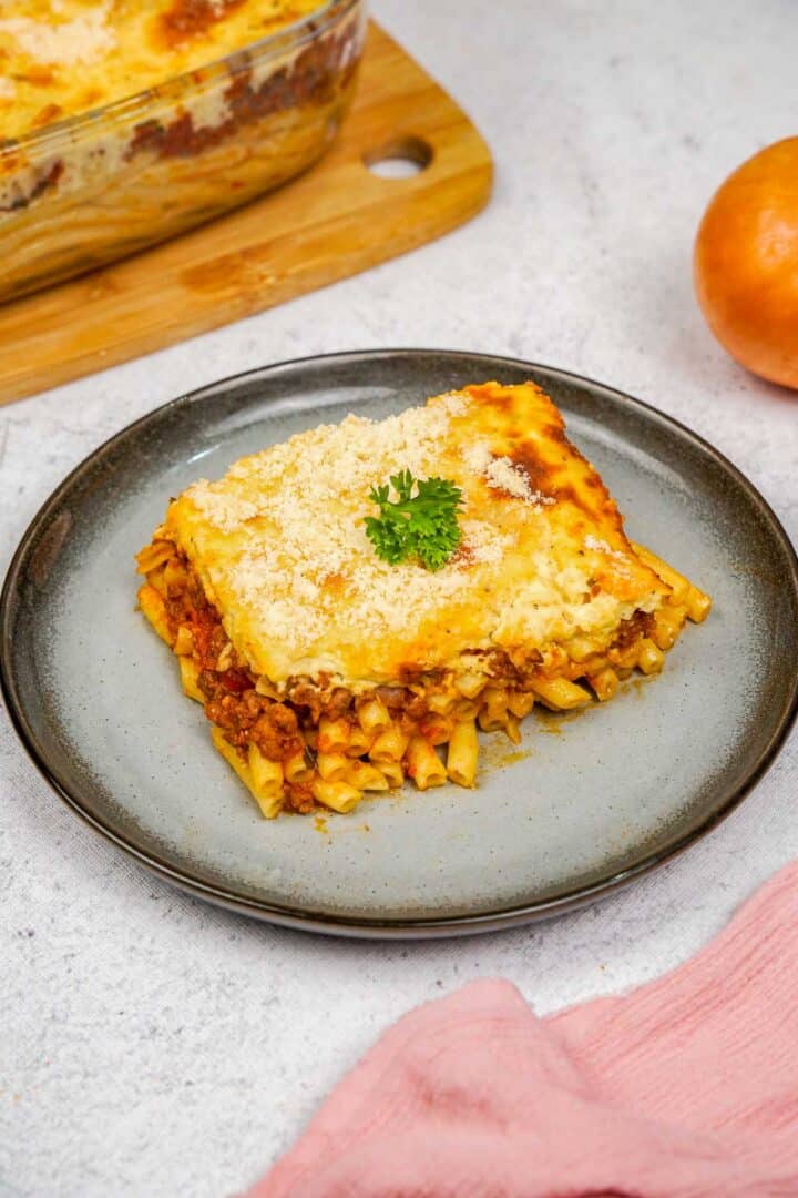 Pastitsio (Greek Pasta Bake) - Chocolates & Chai