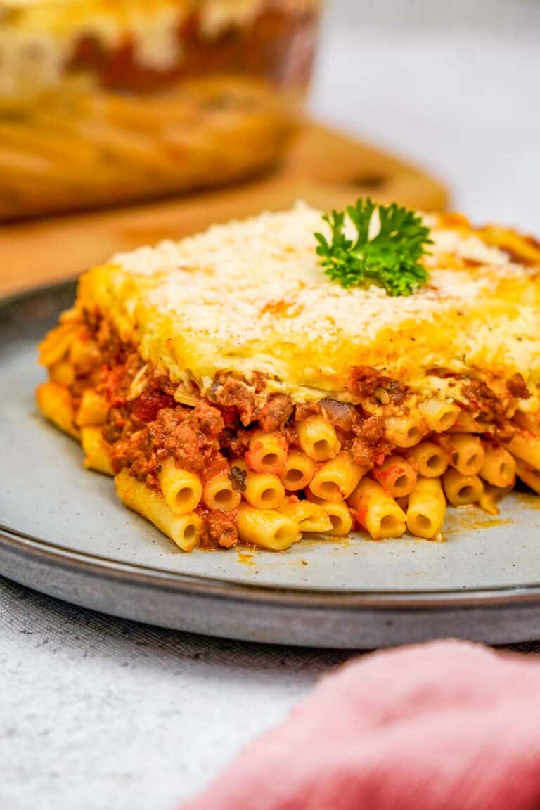 Pastitsio (Greek Pasta Bake) - Chocolates & Chai
